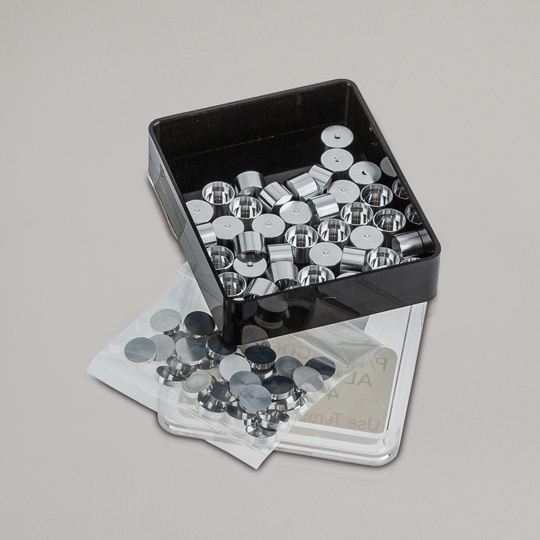 Sealed Sample Pan and Covers, Al, 3MPa 15uL, 500C